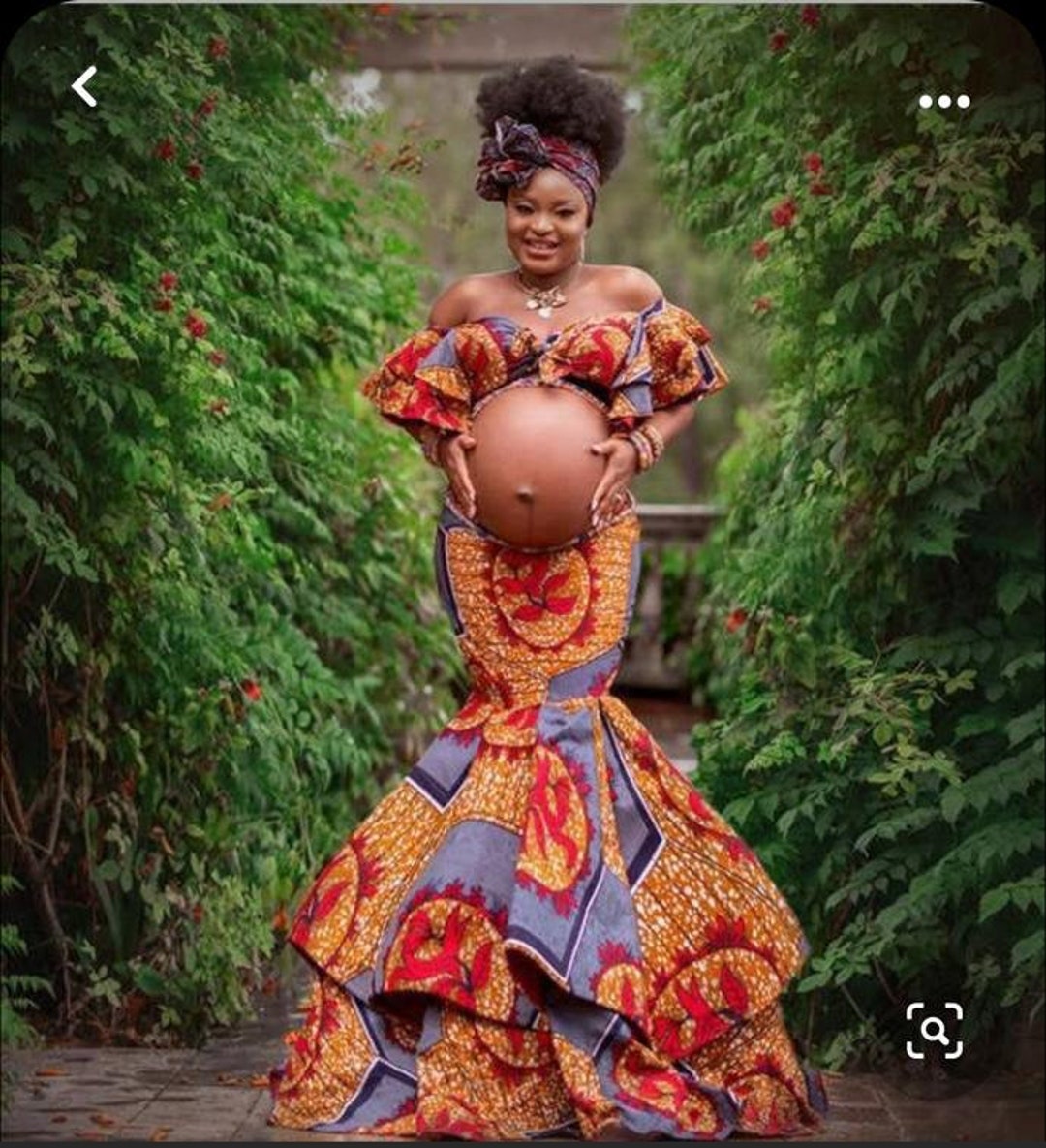 Maternity Maxi Wear Ankara Maternity Outfit African Maternity Wears