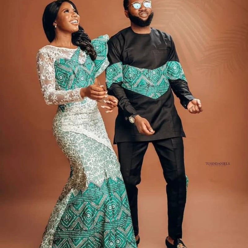 African Couple Outfits - Etsy