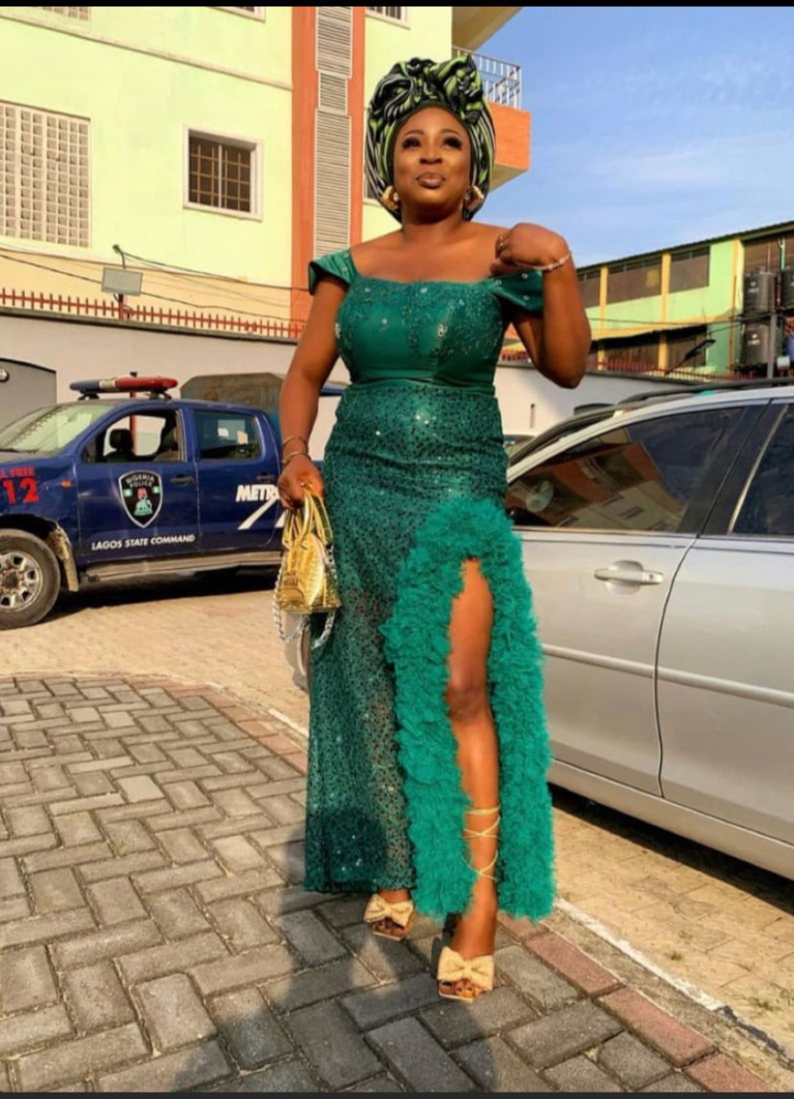 Emerald Green Sample Lace/couple Matching Outfit/lace Prom Dress/lace ...
