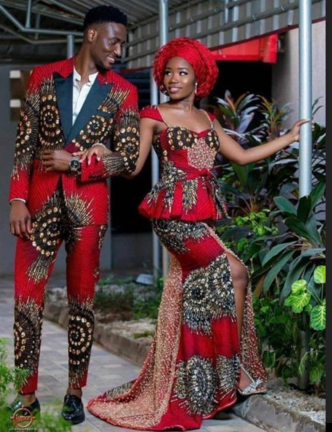 Couple Africa Outfit/couple Africa Matching Outfit/ankara Couple Attire ...