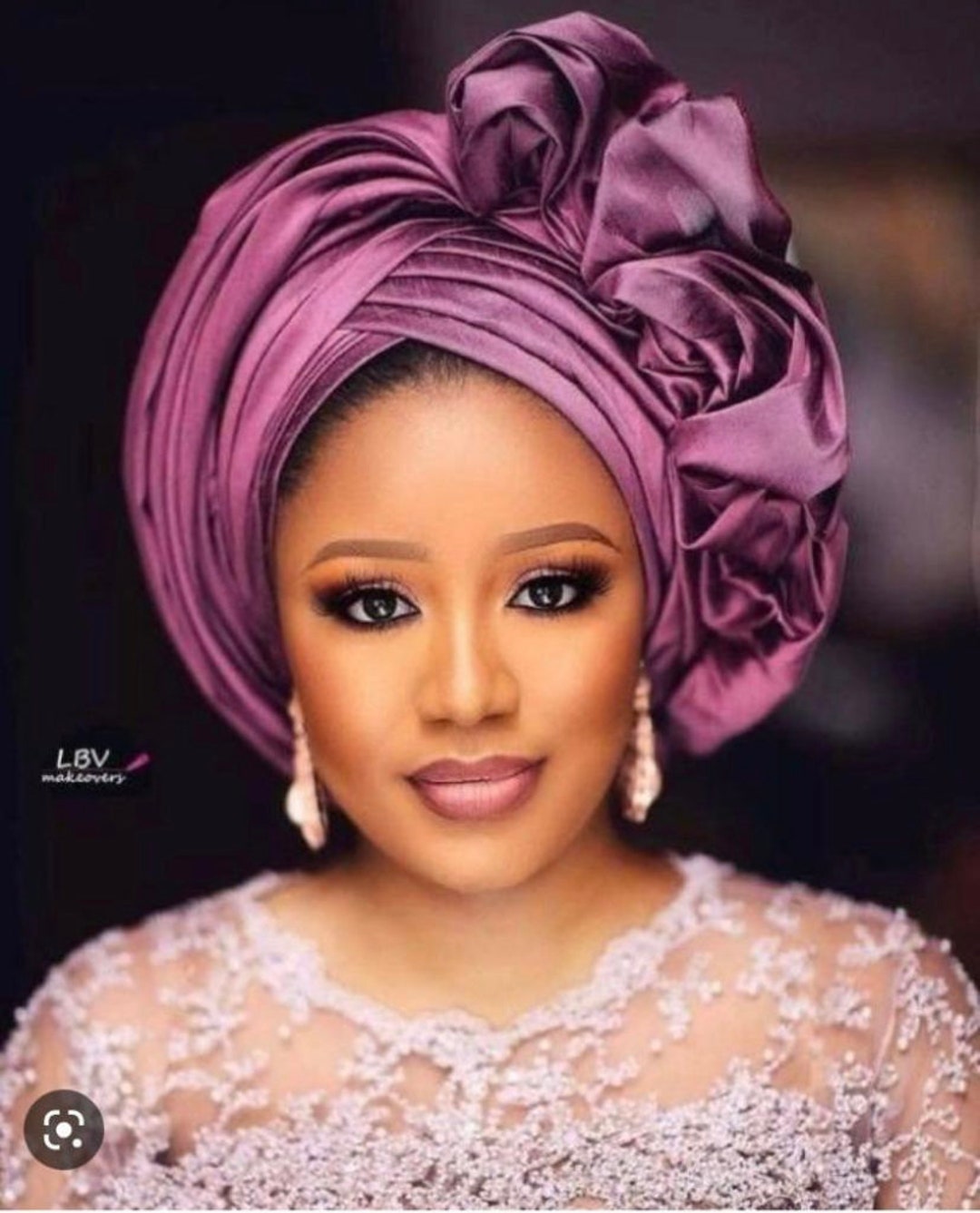 African Auto Gele/ Nigeria Auto Gele. Gele for Wedding/ Wedding Auto ...