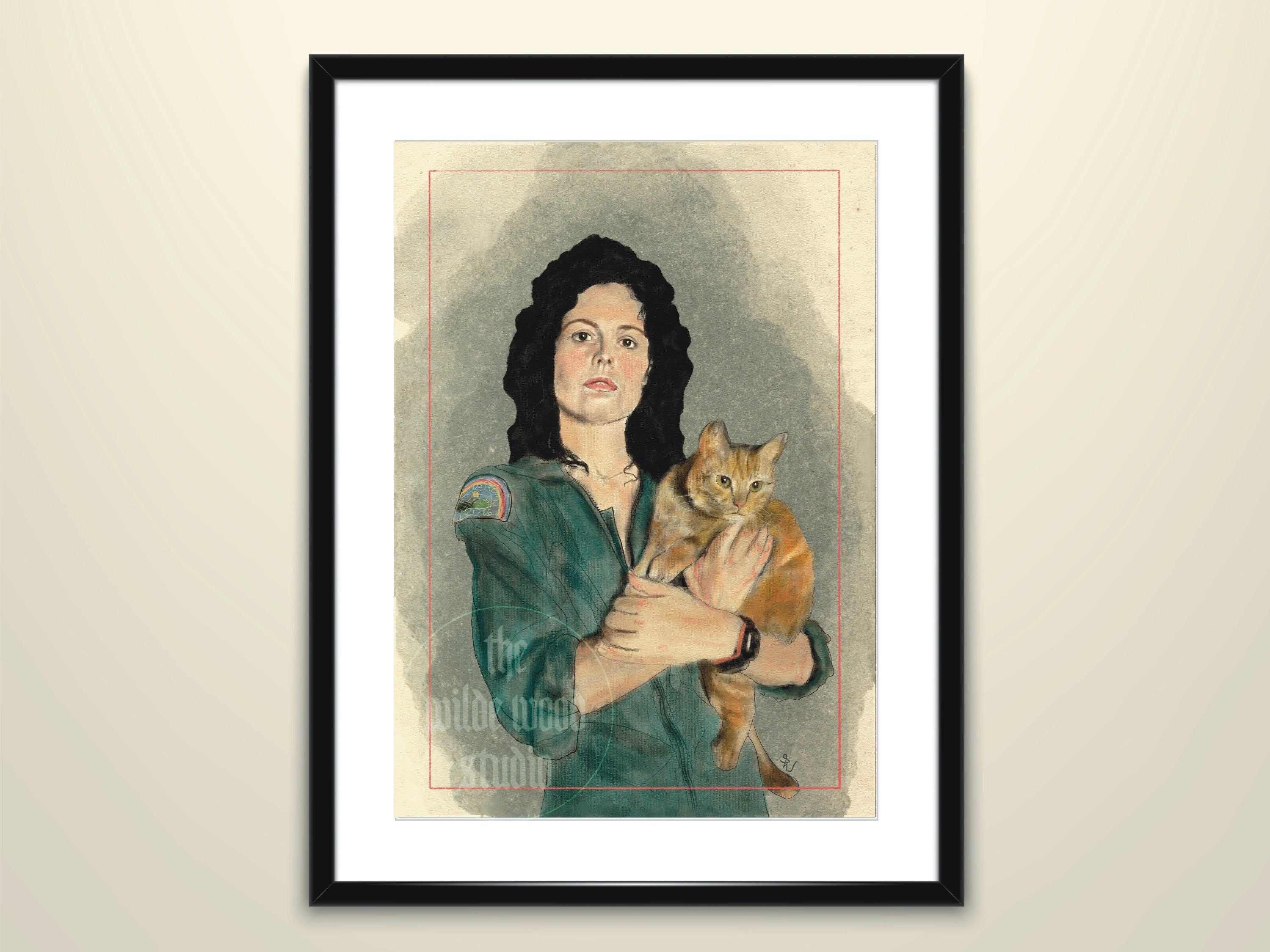 Ellen Ripley Alien Art Print Sci Fi Horror - Etsy