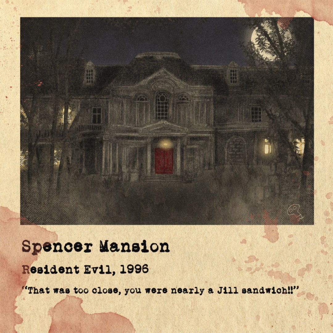 Biohazard - Spencer Mansion - Horror Houses - Etsy