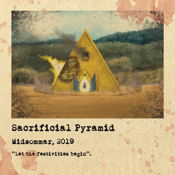 Midsommar Sacrificial Pyramid Horror Houses - Etsy