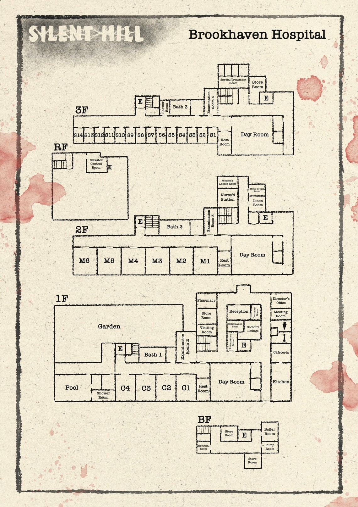 Brookhaven Hospital Map - Etsy