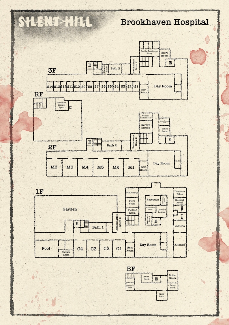 Brookhaven Hospital Map - Etsy