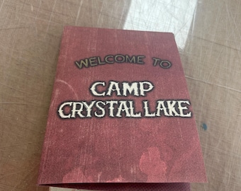 Camp Crystal Lake Map - Etsy