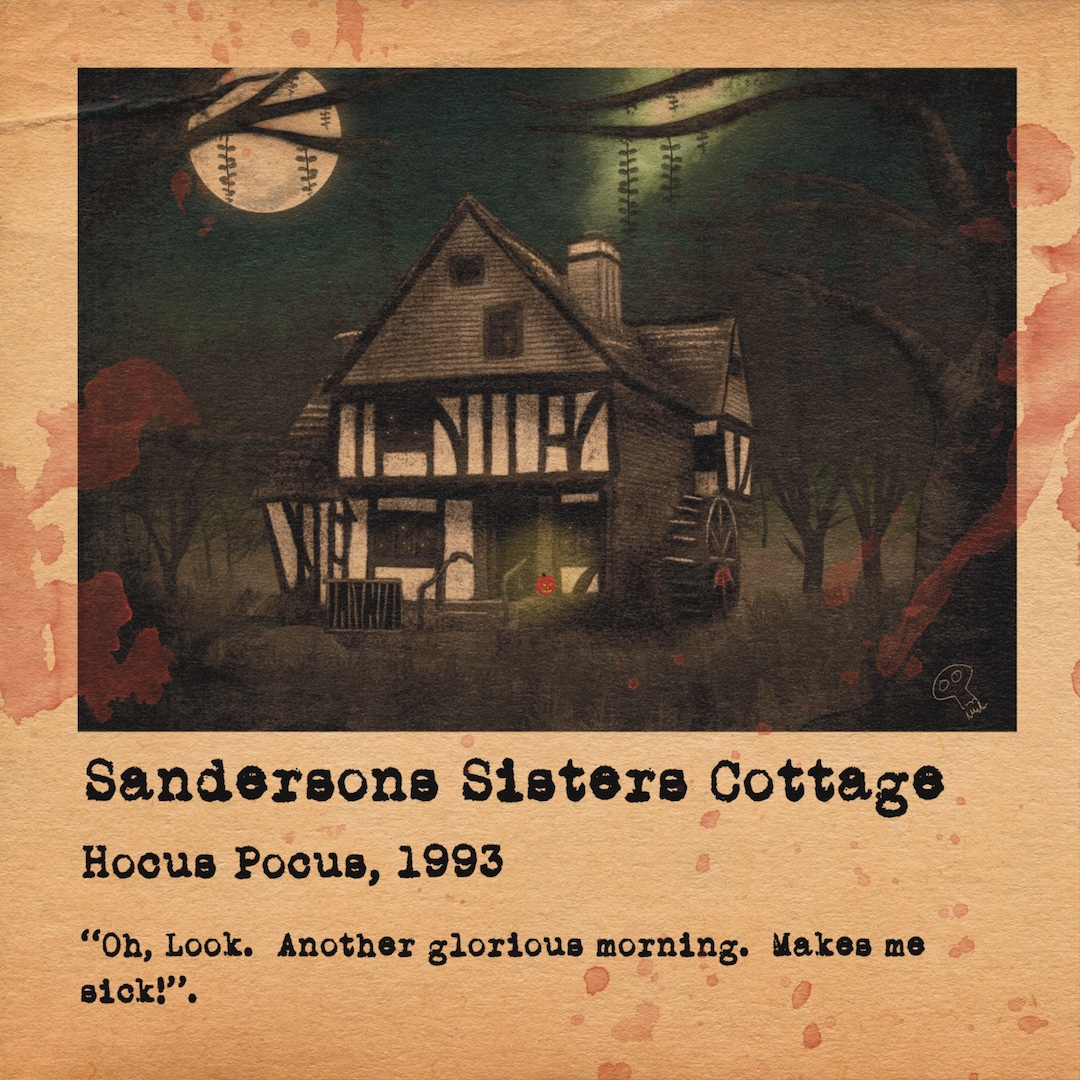 Sanderson Sisters Cottage - Horror Houses - Etsy