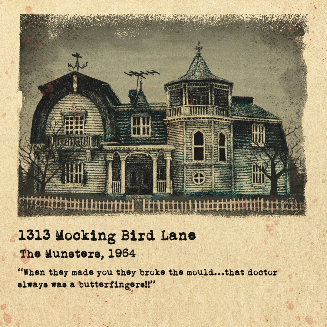 1313 Mocking Bird Lane - Horror Houses - Etsy