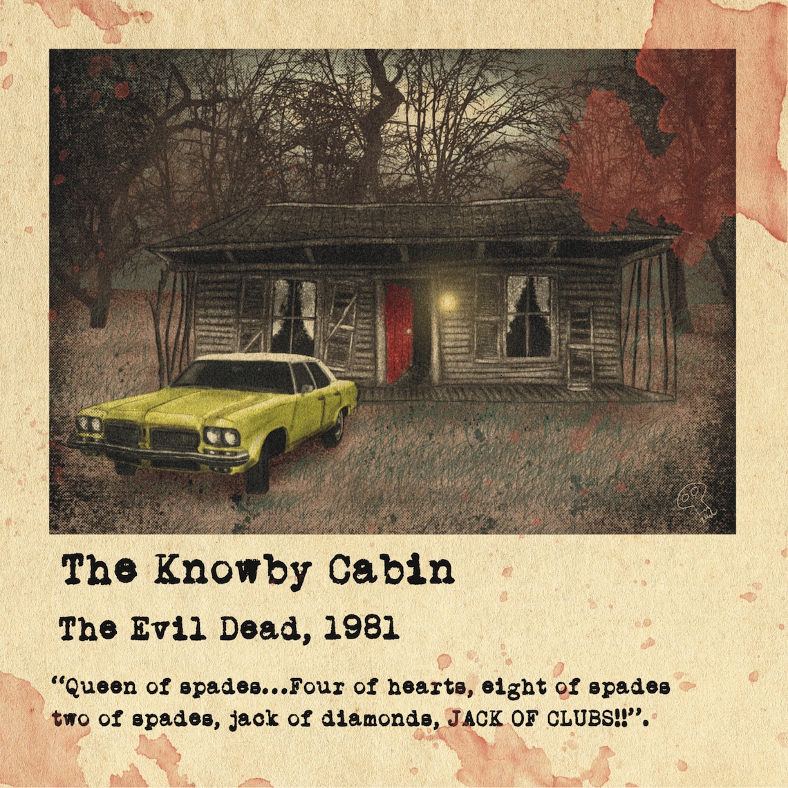 Evil Dead Knowby Cabin Horror Houses Etsy