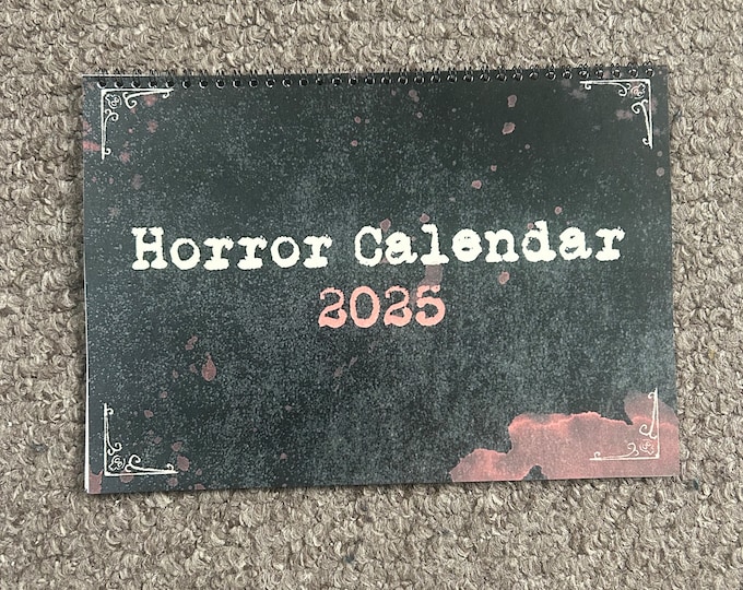 Horror Calendar 2025 - Etsy