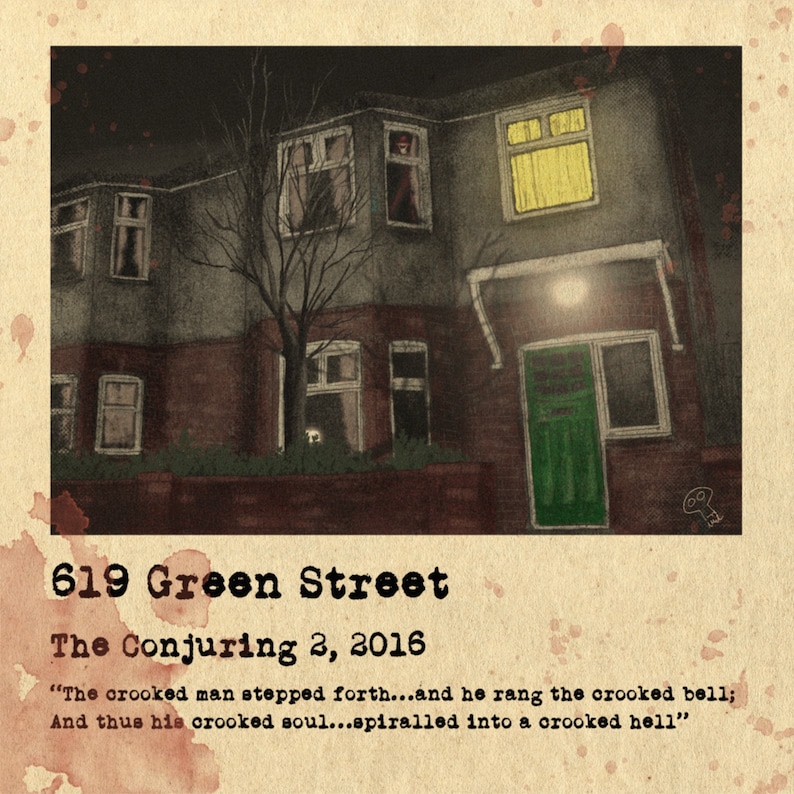 The Conjuring 2 - 619 Green Street - Horror Houses - Etsy