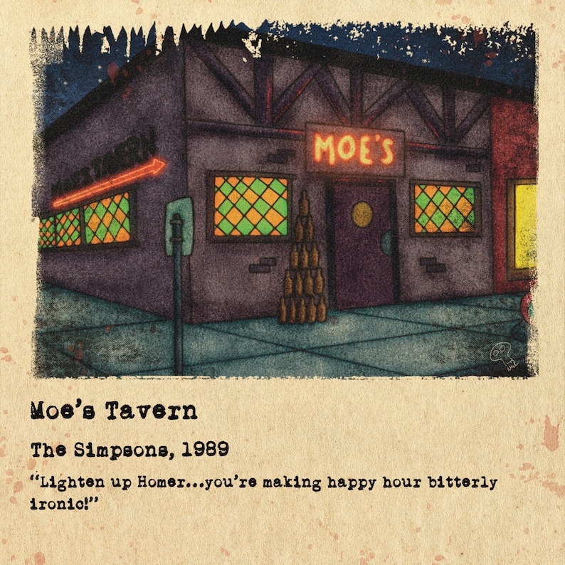 Moes Tavern - Horror Houses - Etsy