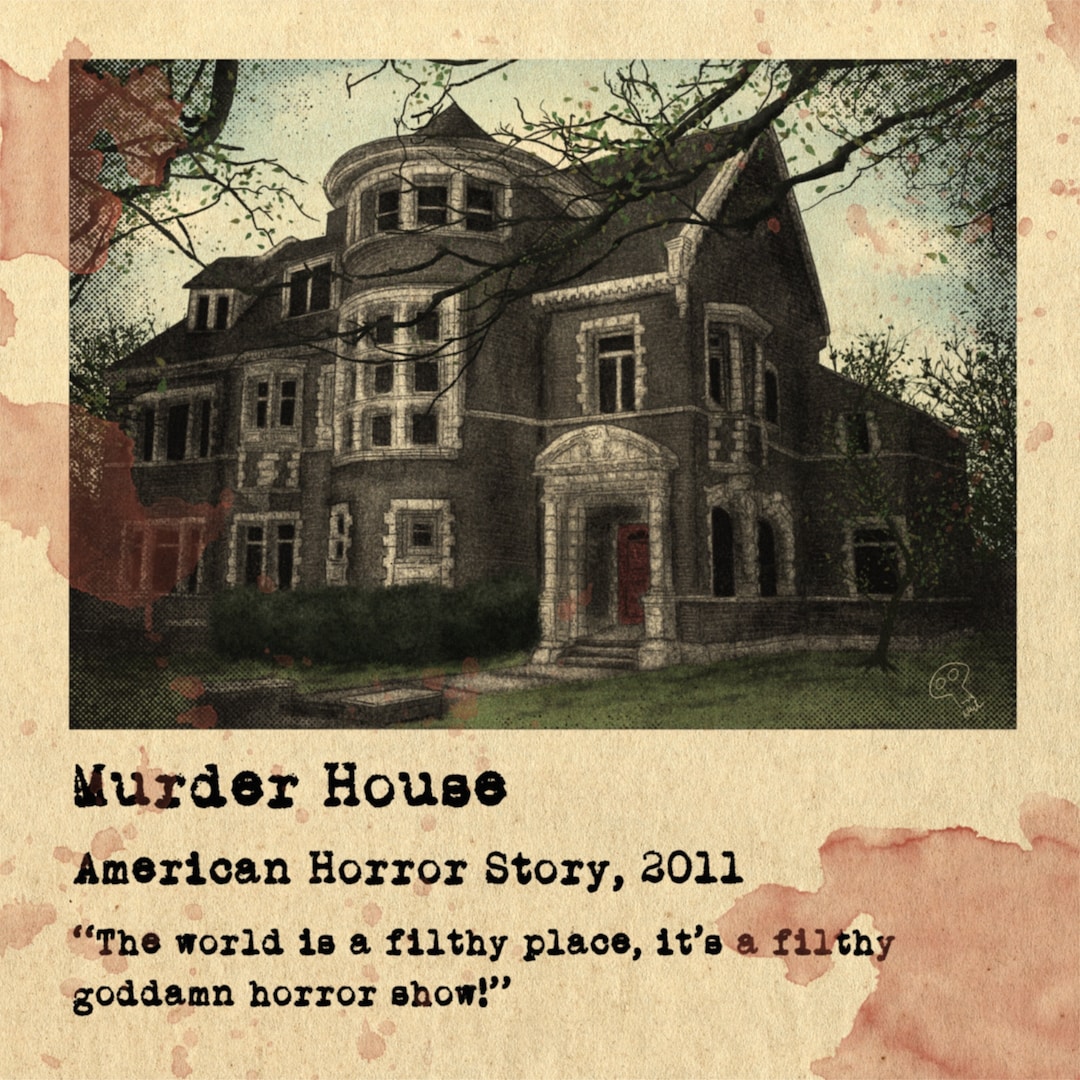 AHS - Murder House - Horror Houses - Etsy