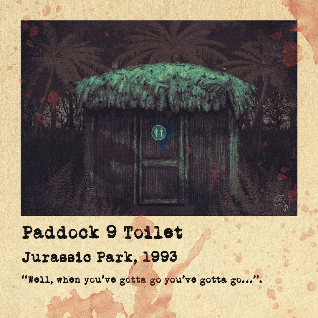 Jurassic Park - Paddock 9 Toilet - Horror Houses - Etsy