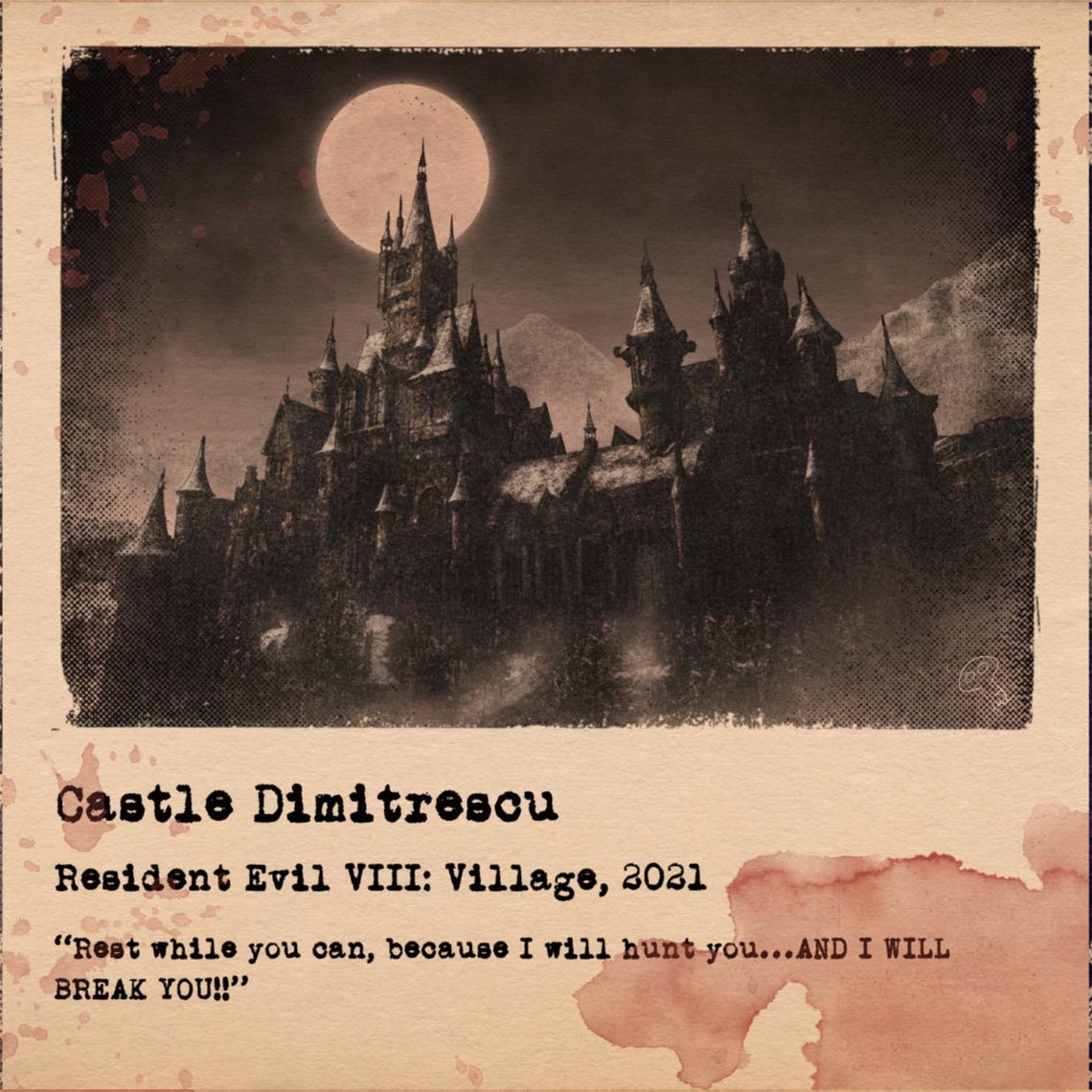 Castle Dimitrescu - Horror Houses - Etsy