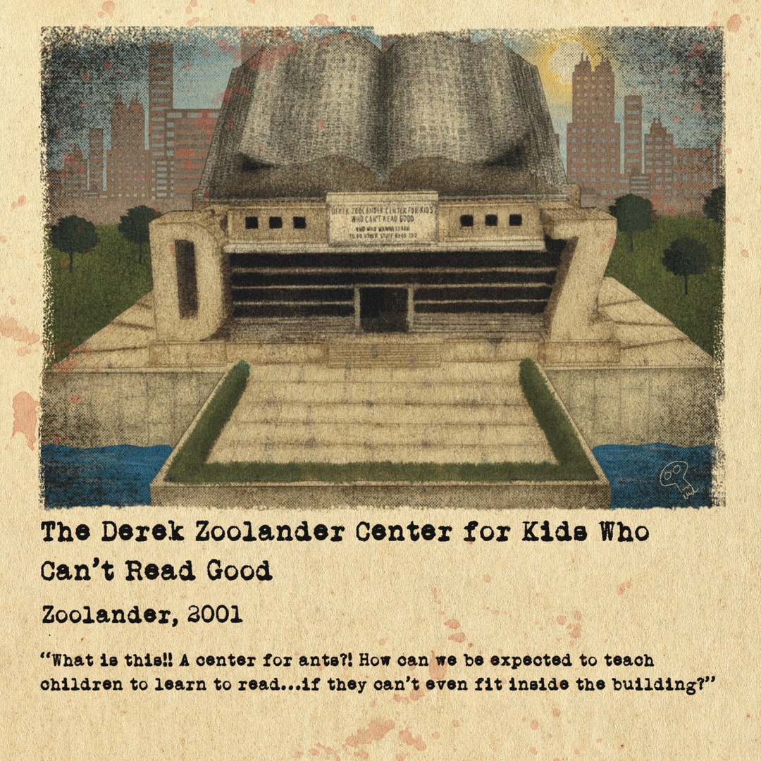 Derek Zoolander Centre for Kids Who Can’t Read Good- Horror Houses - Etsy