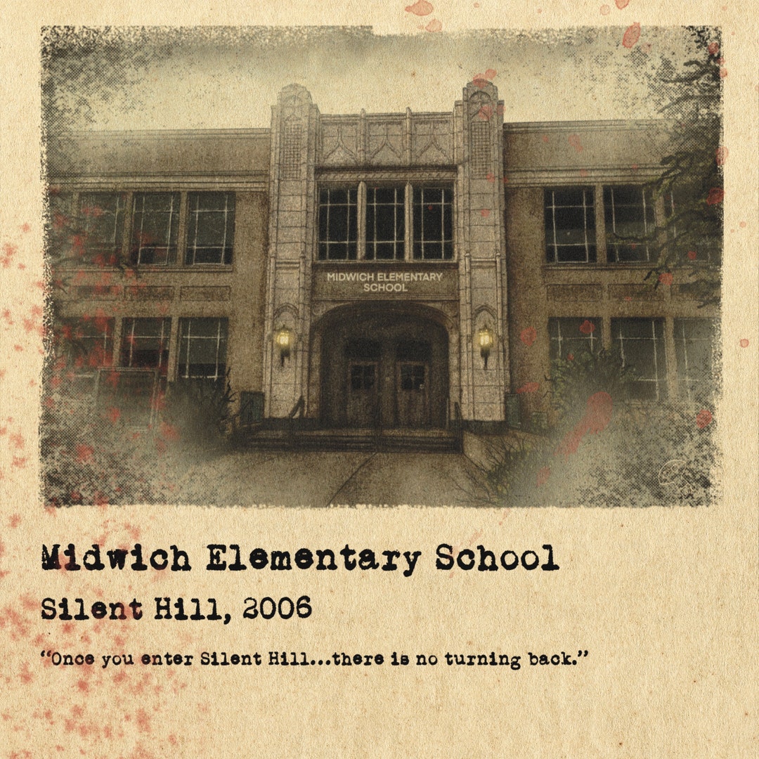 Midwich Elementary School - Horror Houses - Etsy