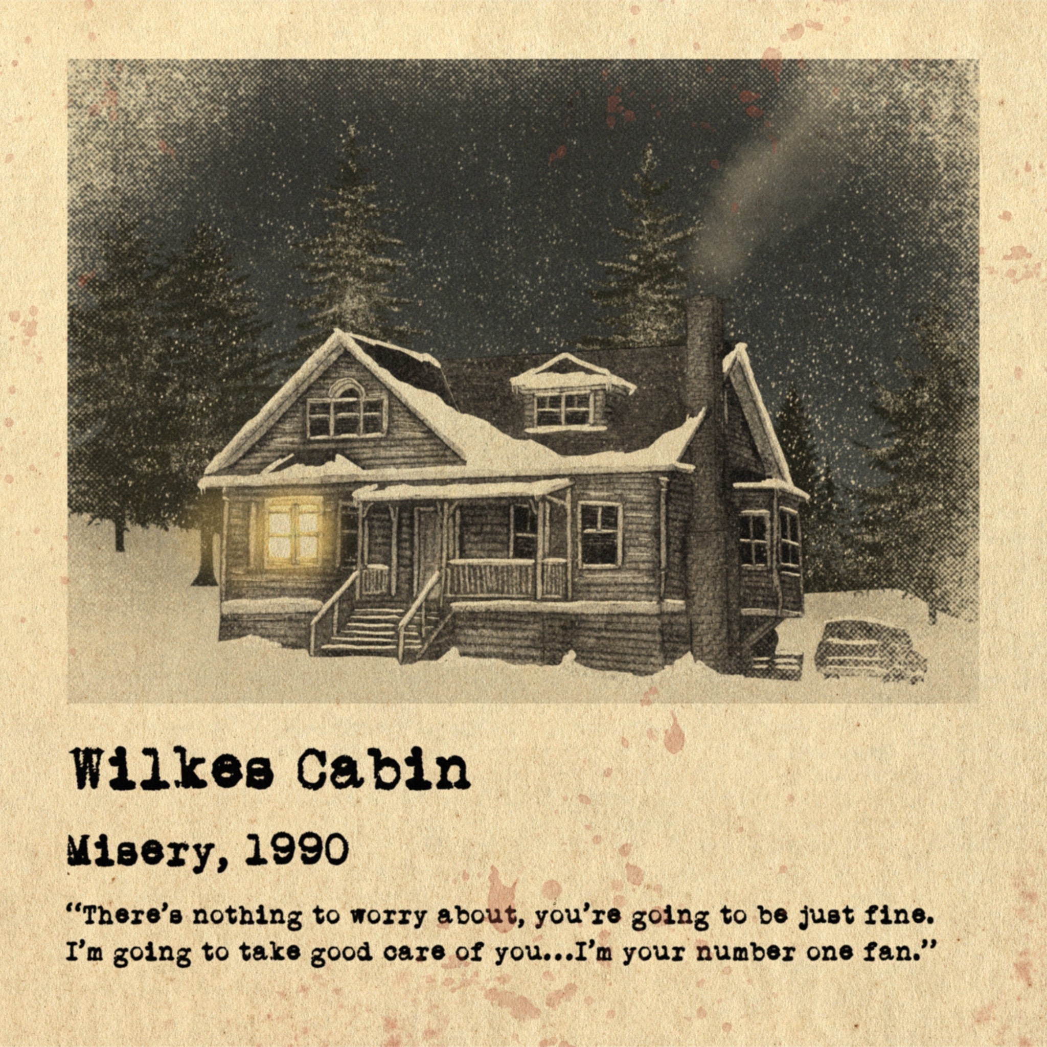 Misery - Annie Wilkes Cabin - Horror Houses - Etsy