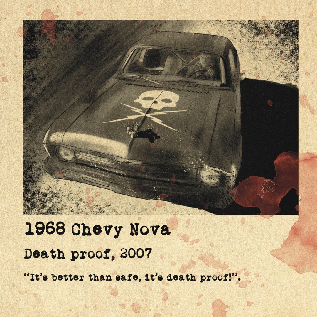 Death Proof - Chevy Nova - Horror Houses - Etsy