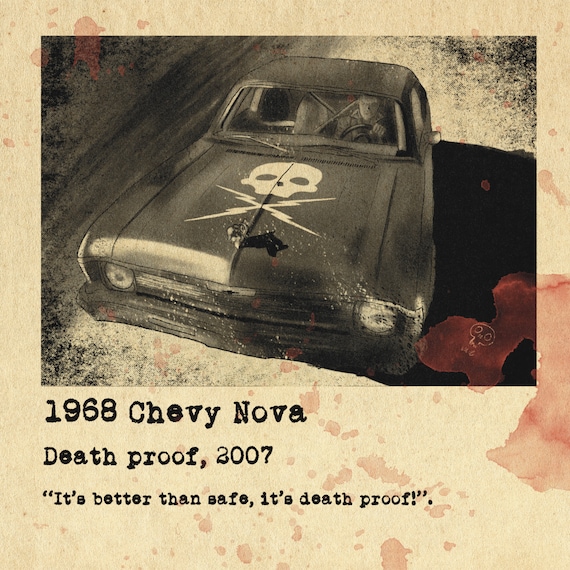 Death Proof Chevy Nova Horror Houses - Etsy