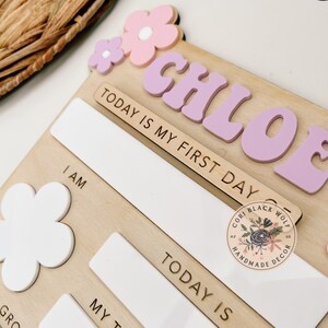 First Day of School Sign / Personalized First Day of School Sign / Dry ...