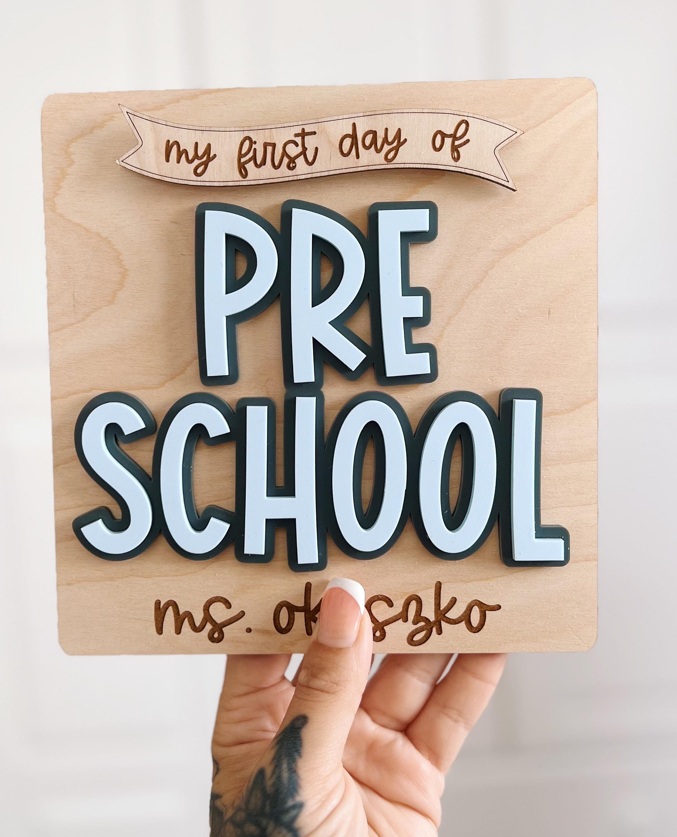 First Day of School Sign / Personalized First Day of School Sign ...
