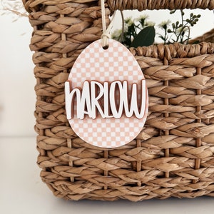 Easter Bunny Basket Tag / Easter Basket Tag / Personalized Easter ...