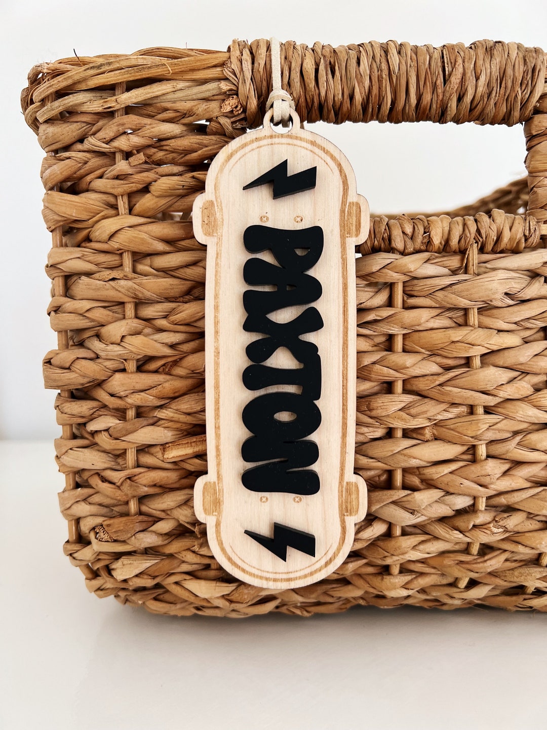 Skateboard Easter Basker Tag / Easter Bunny Basket Tag / Easter Basket ...