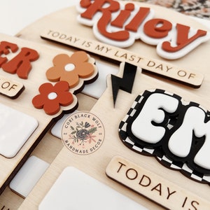 First Day of School Sign / Personalized First Day of School Sign / Dry ...