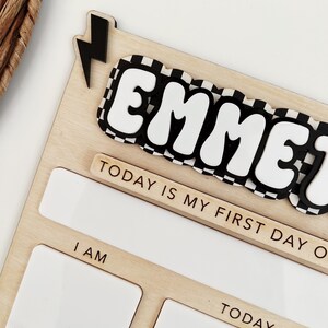 First Day of School Sign / Personalized First Day of School - Etsy