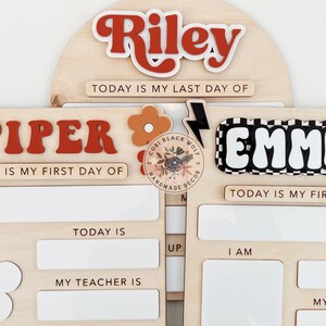 First Day of School Sign / Personalized First Day of School Sign / Dry ...