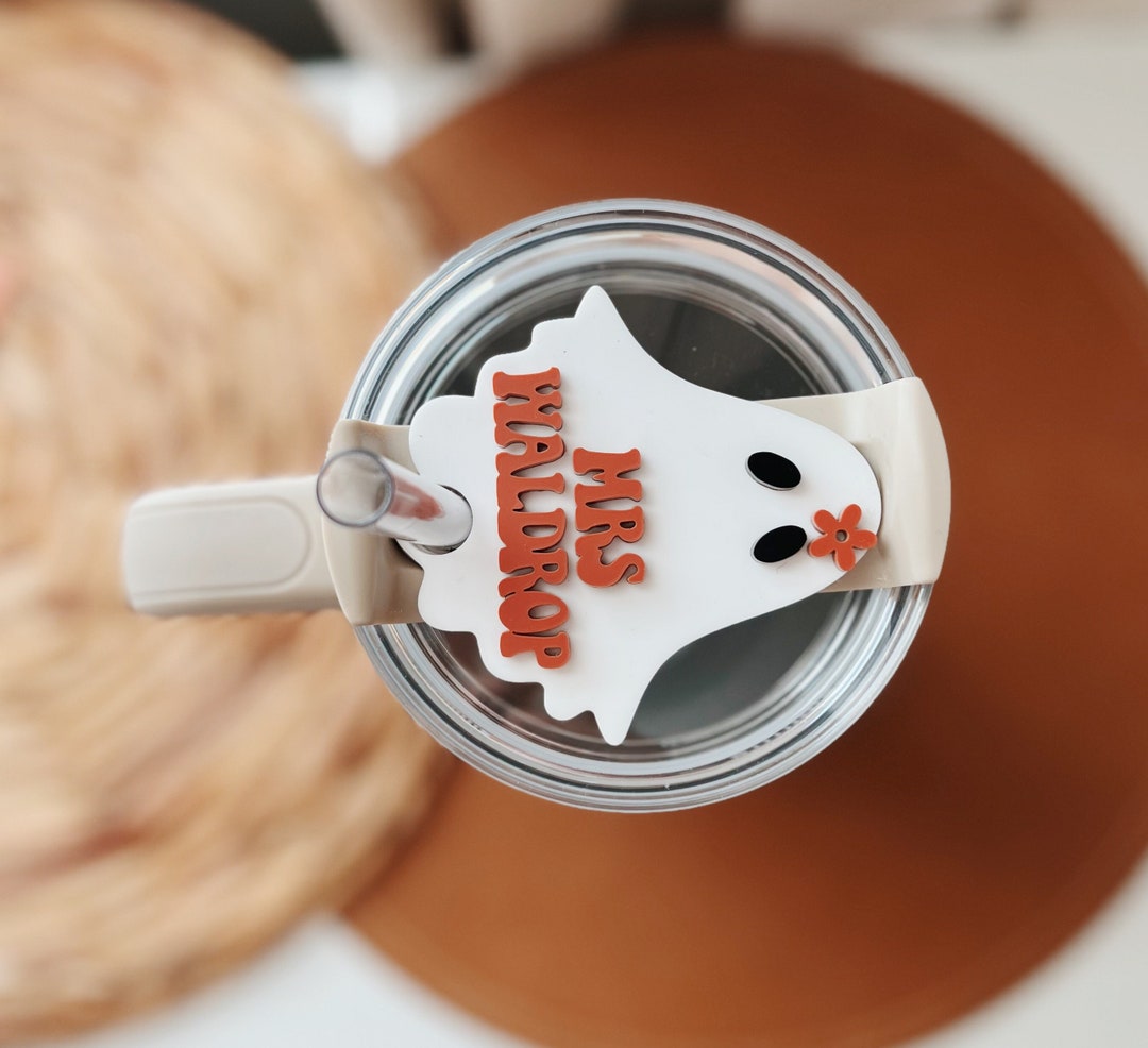 Stanley Name Plate Ghost Stanley Name Tag Halloween - Etsy