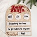 Dear Santa Board / Christmas Keepsake / Dry Erase Photo Prop - Etsy