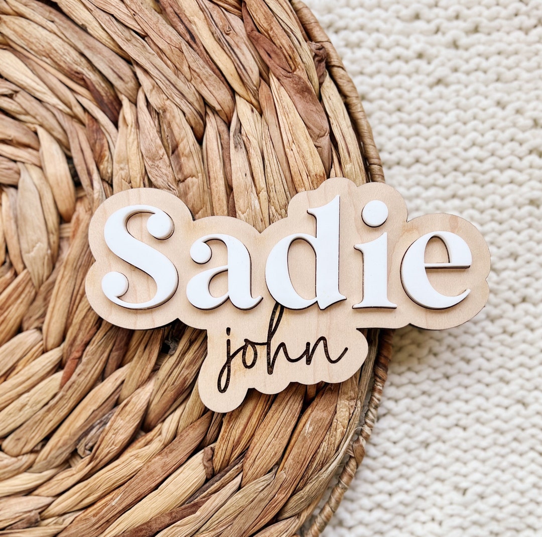 Newborn Name Announcement | Baby Name Announcement | Birth Announcement ...