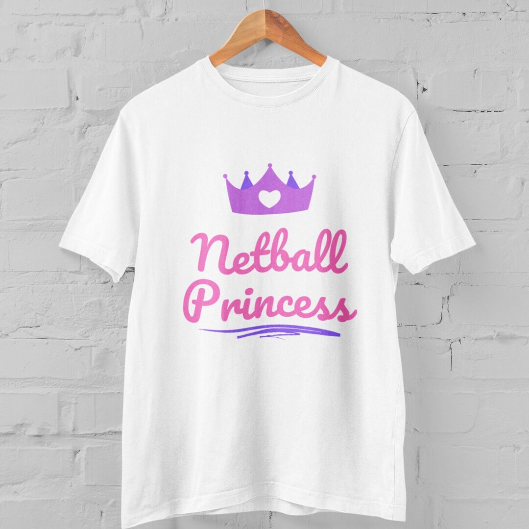 NETBALL T-SHIRT Slogan QUEEN of of the Court, Funny, Humour, Great Gift ...