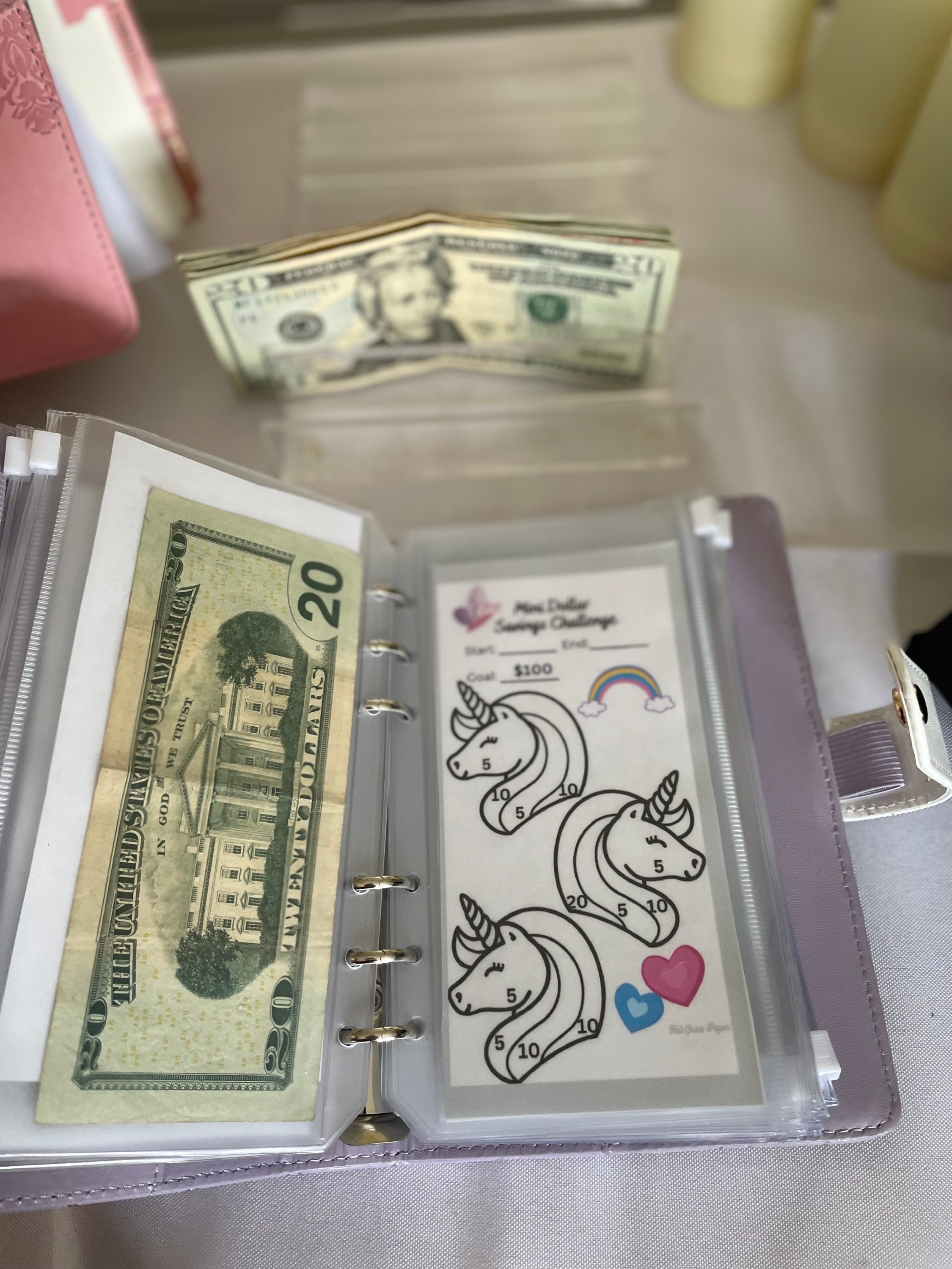 A4 Money Savings Challenge Binder - Etsy