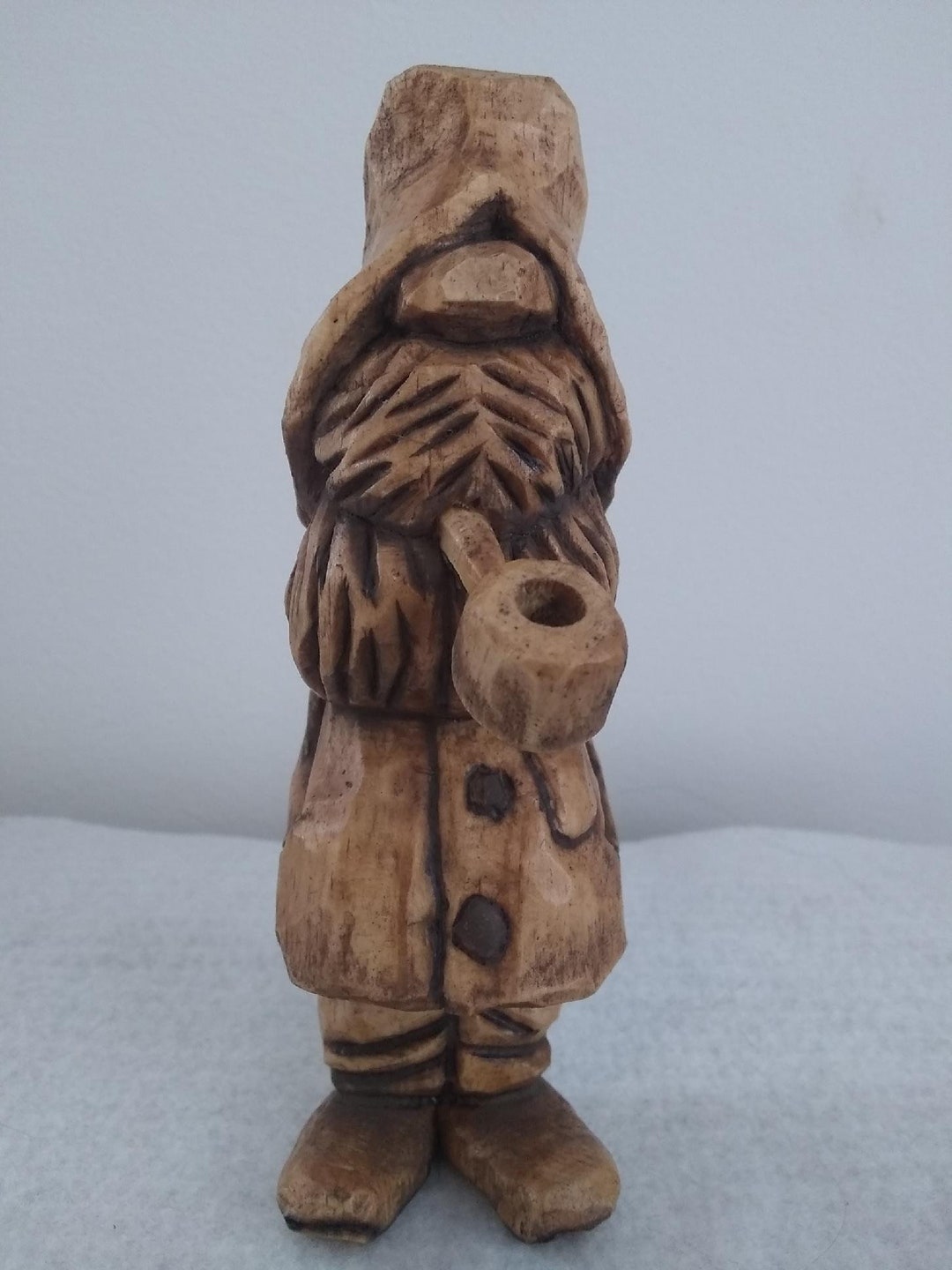 Hand Carved and Stained Wooden Mountain Man - Etsy
