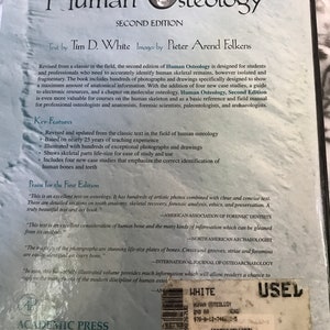 Human Osteology 2nd Ed. Tim D White - Etsy