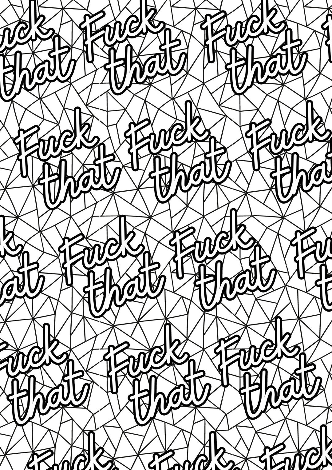 Cheeky Slogan Adult Colouring Page - Etsy