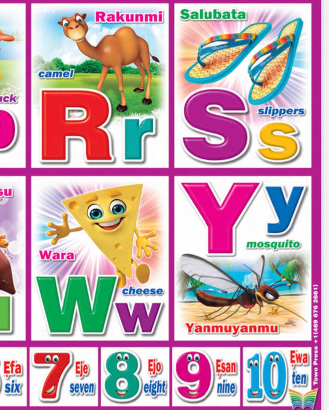 ABD Yoruba Alphabet With Numbers for Preschoolers and New Language ...