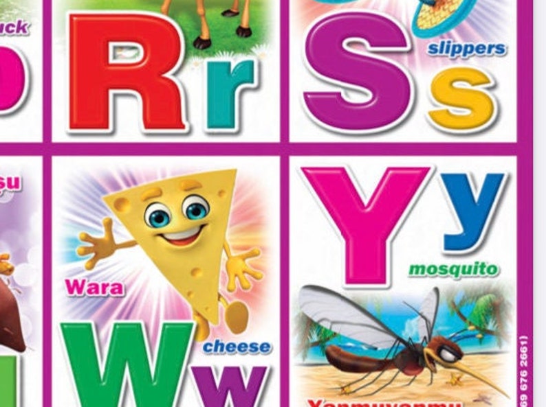 ABD Yoruba Alphabet With Numbers for Preschoolers and New Language ...