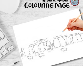 BULGARIA Colouring Page From Mishi & Mashi Book Series Mishi and Mashi ...