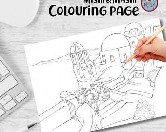 BULGARIA Colouring Page From Mishi & Mashi Book Series Mishi and Mashi ...