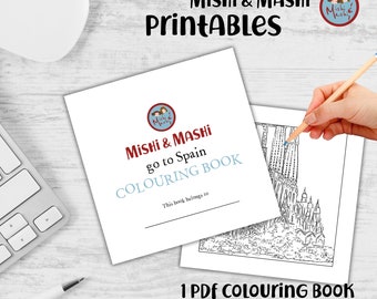 ITALY Colouring Page From Mishi & Mashi Book Series - Mishi and Mashi ...