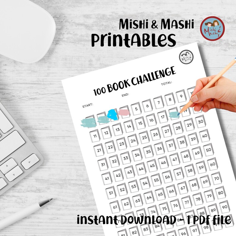 Book Tracker Planner Page - Instant Download - Printable Book Tracking ...