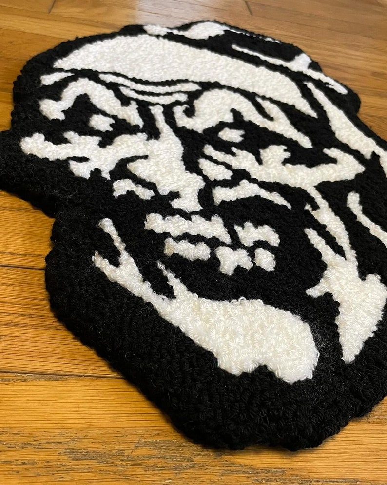 Art the Clown Punch Needle Tufted Rug, Terrifier Horror Rug - Etsy