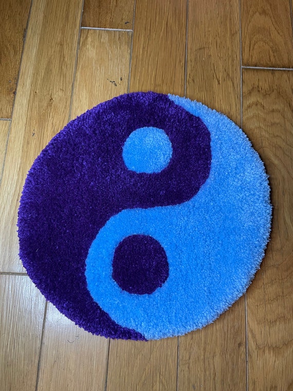 Yin and Yang Tufted Rug Yin Yang Circle Accent Rug Yin Yang - Etsy