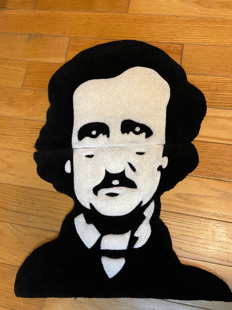 Edgar Allan Poe Pull Apart Rug - Etsy