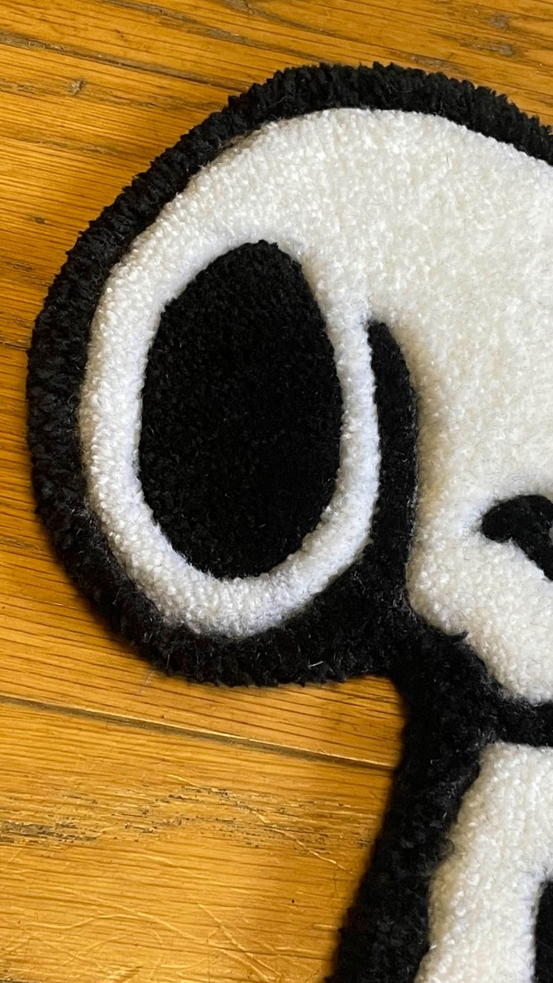 Snoopy Tufted Area Rug, Peanuts Wall Decoration - Etsy